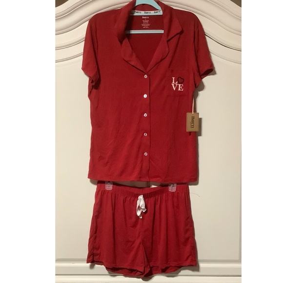 Born | Intimates & Sleepwear | New Born Ladies Red 2 Piece Pajama Set ...